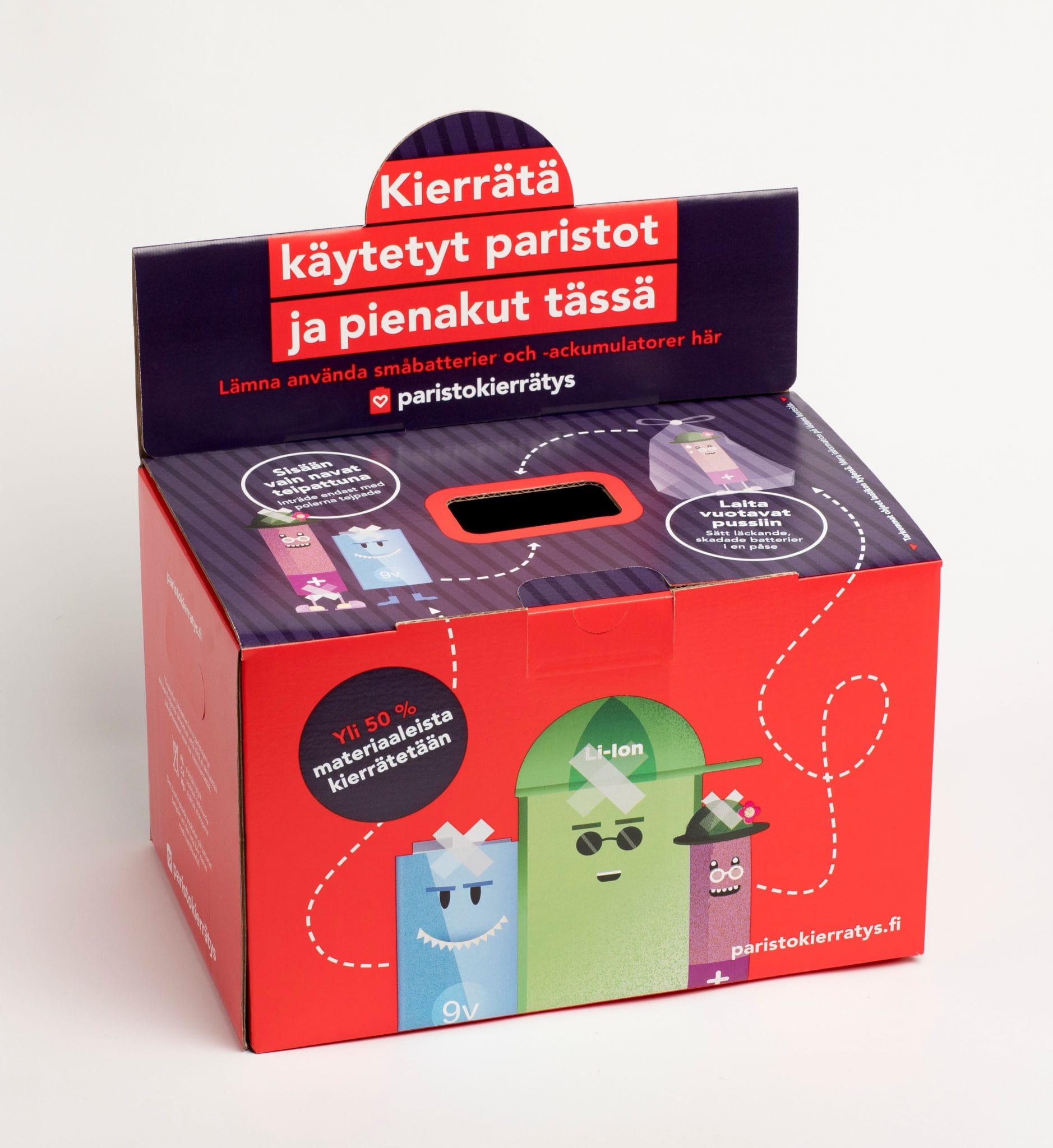 Keräyspisteet - Paristokierrätys